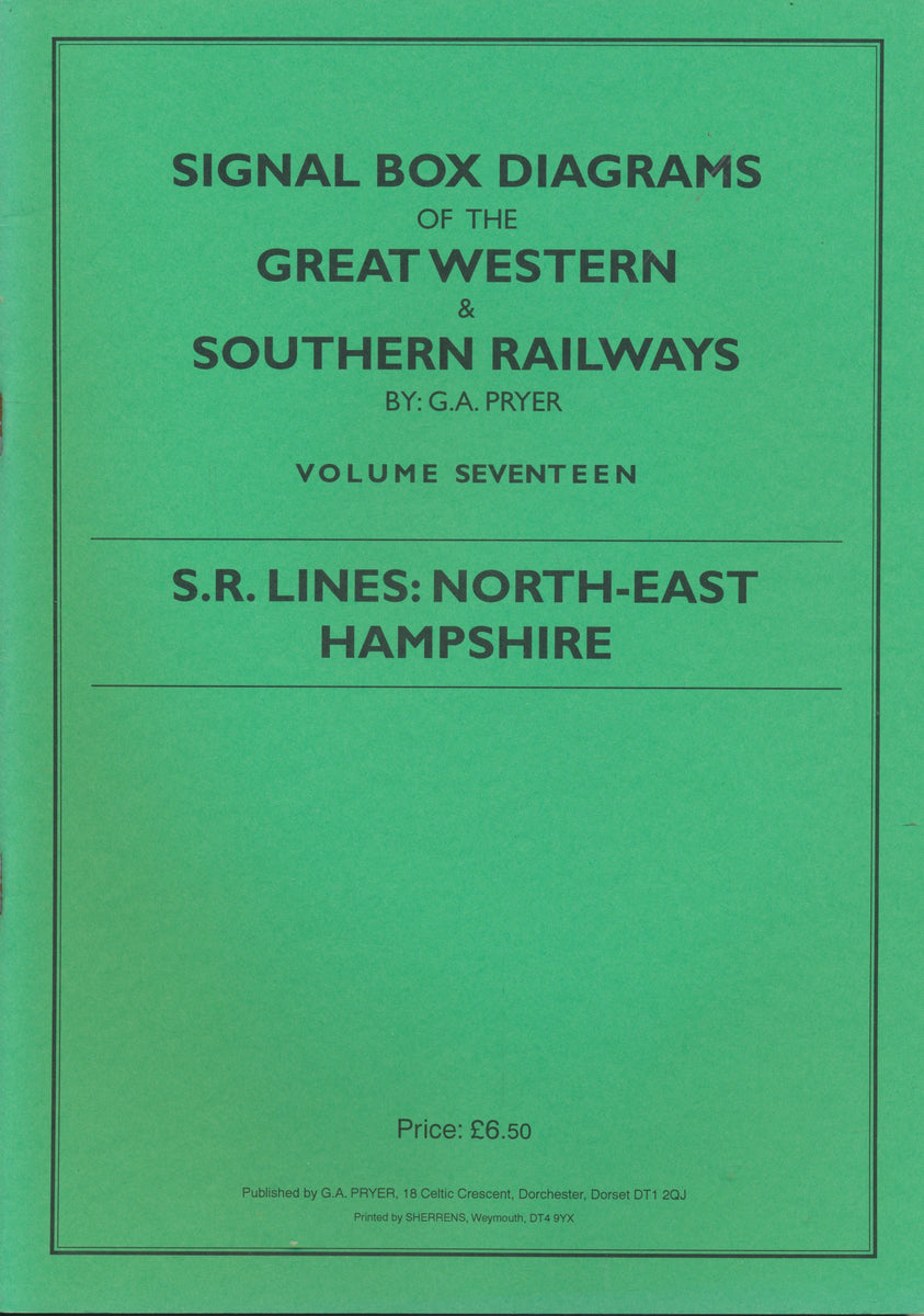 Signal Box Diagrams of the Great Western & Southern Railways - Volume ...