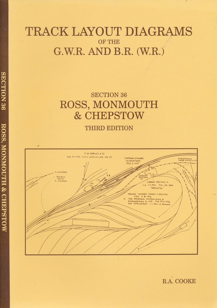 SH Track Layout Diagrams of the GWR and BR (WR) - Section 36 Ross, Mon ...