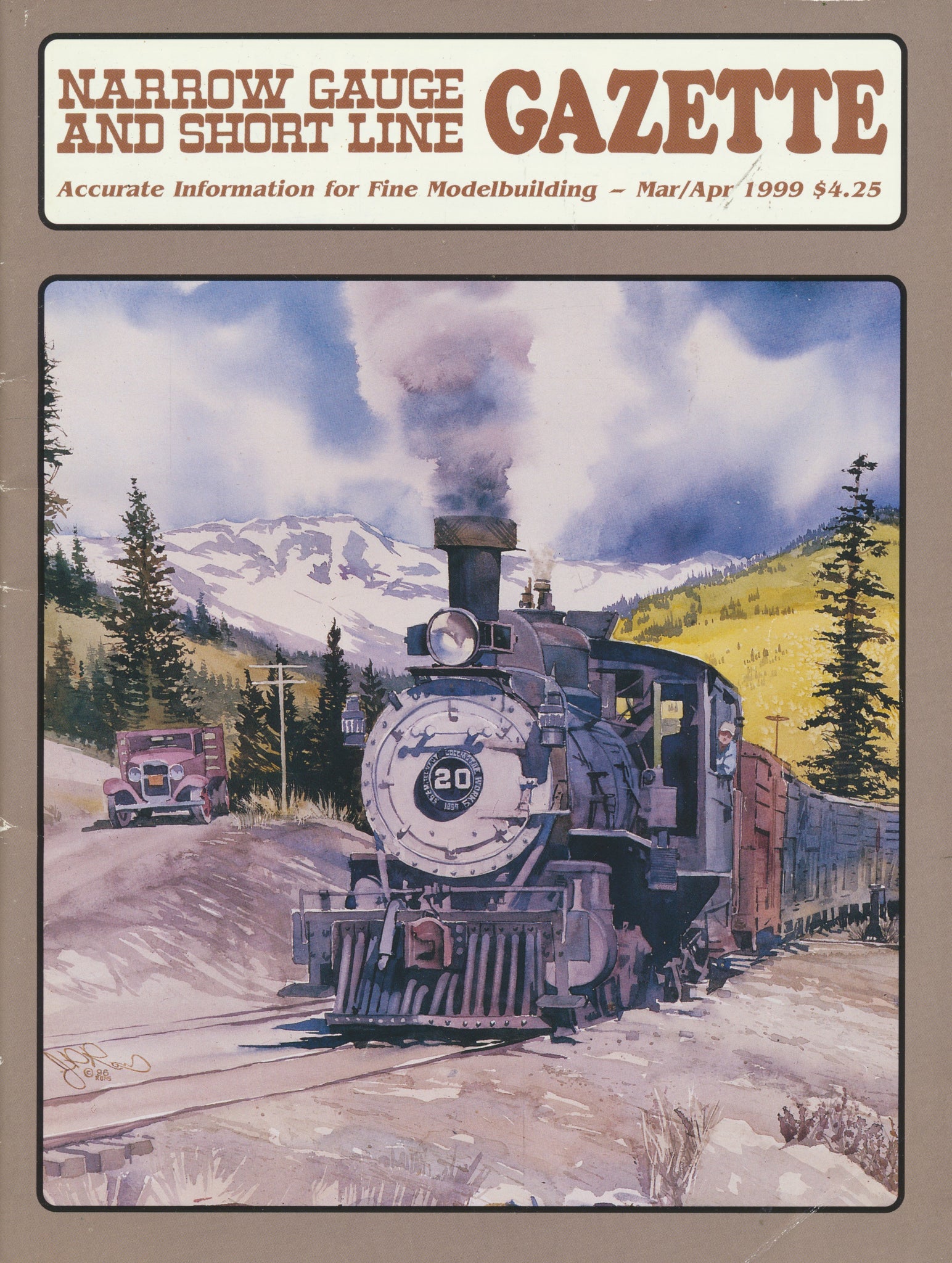 Narrow Gauge and Short Line Gazette: Mar-Apr 1999 – Rail Books