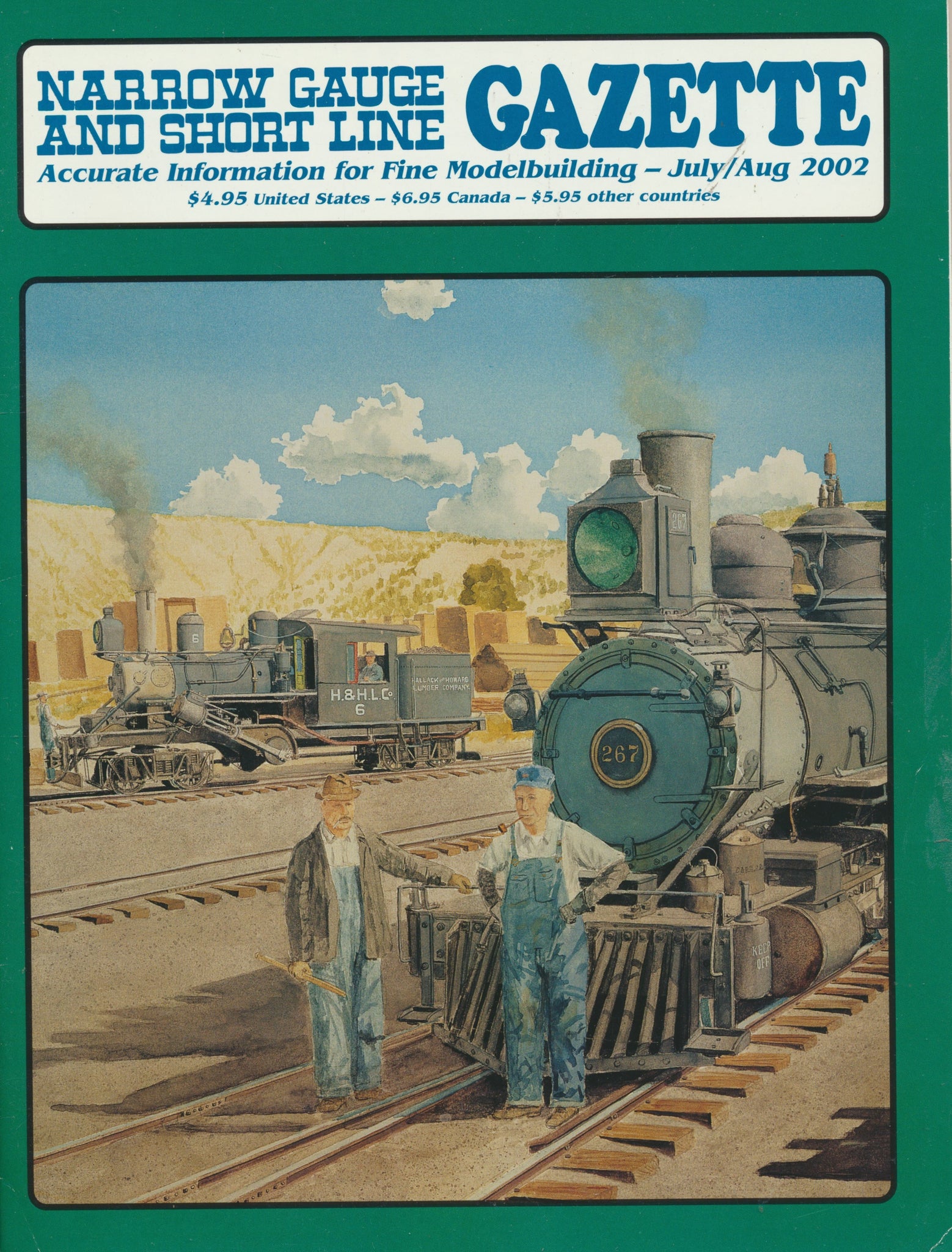 Narrow Gauge and Short Line Gazette: July-Aug 2002 – Rail Books