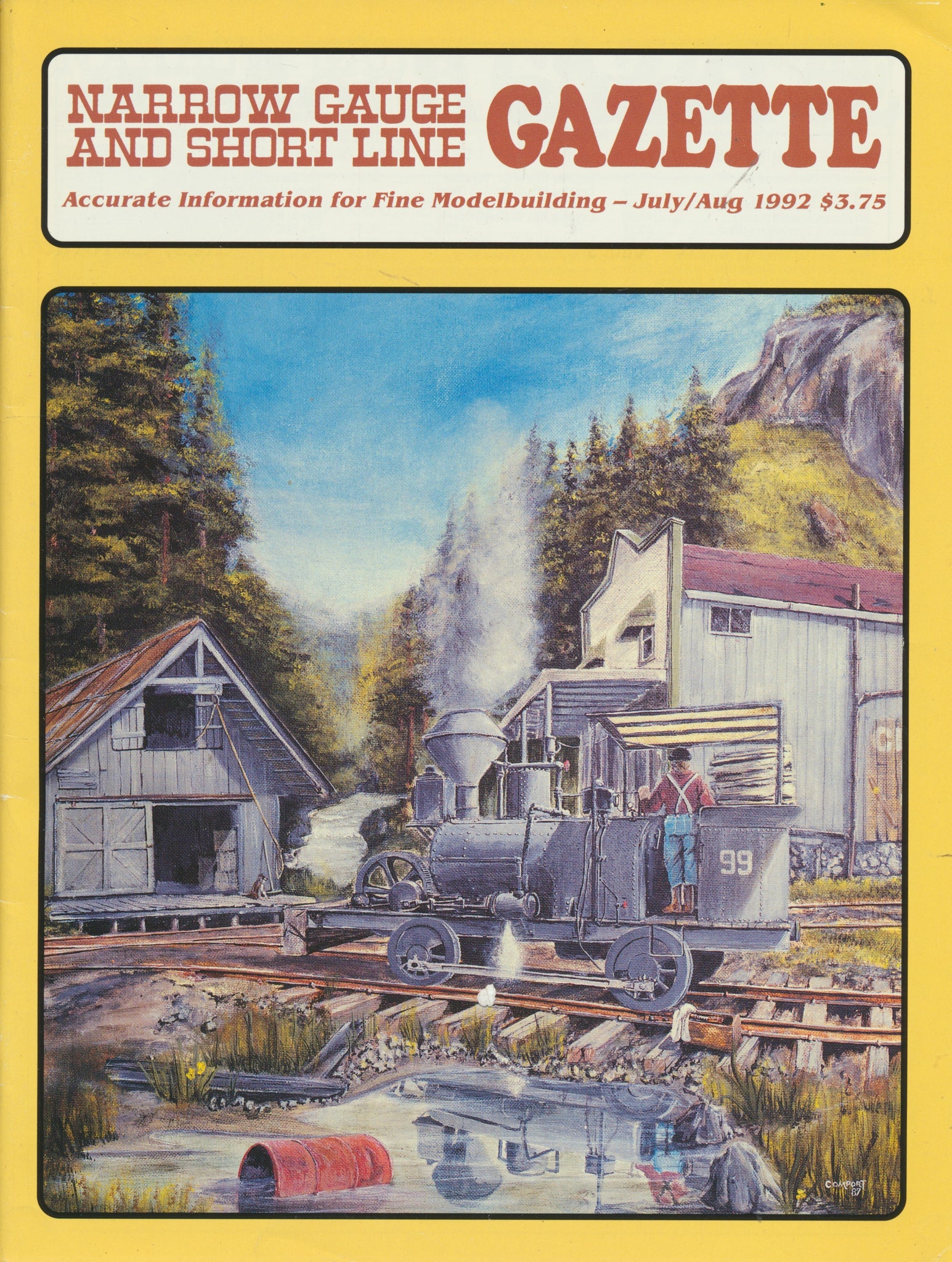 Narrow Gauge and Short Line Gazette: Jul-Aug 1992 – Rail Books
