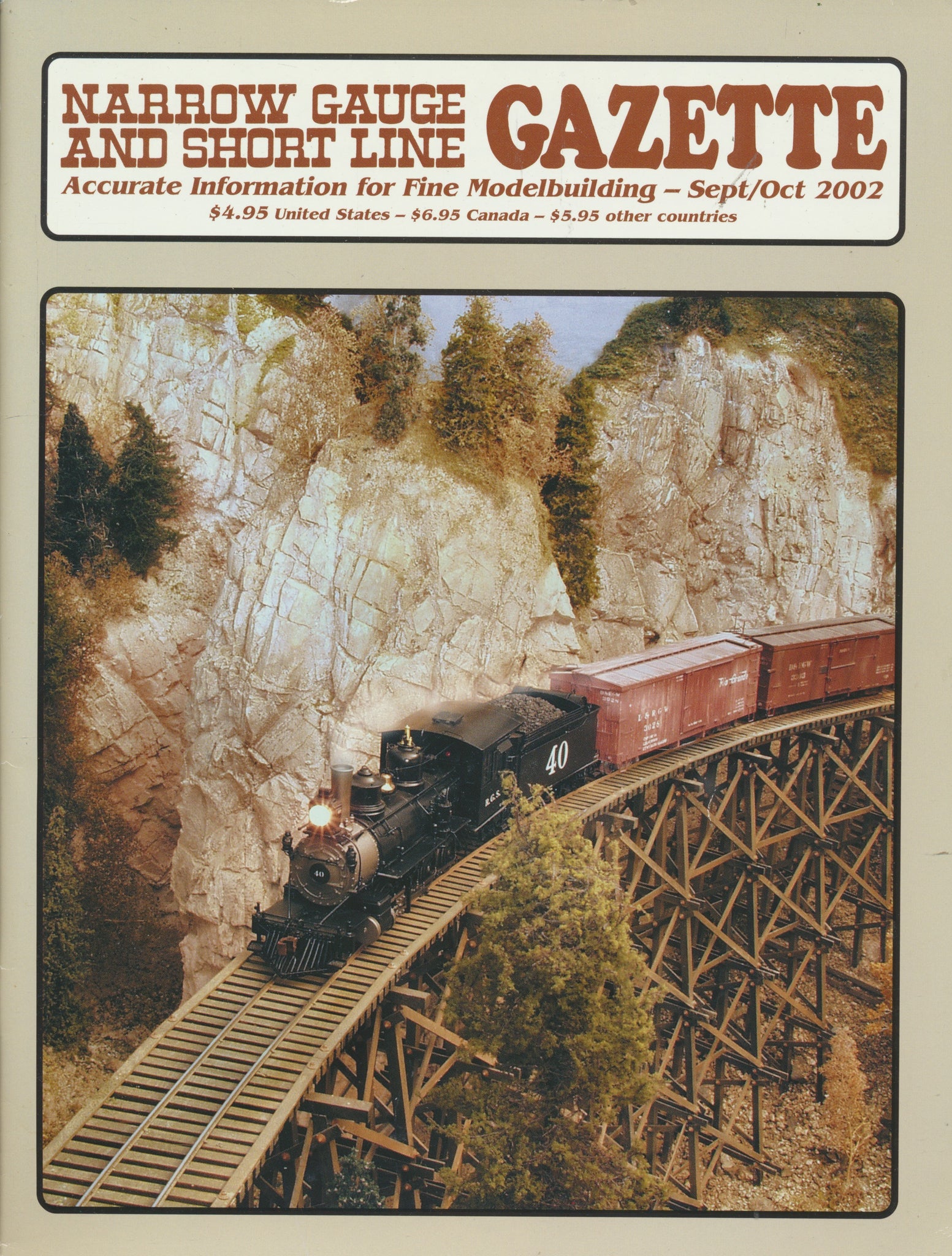 Narrow Gauge and Short Line Gazette: Sept-Oct 2002 – Rail Books