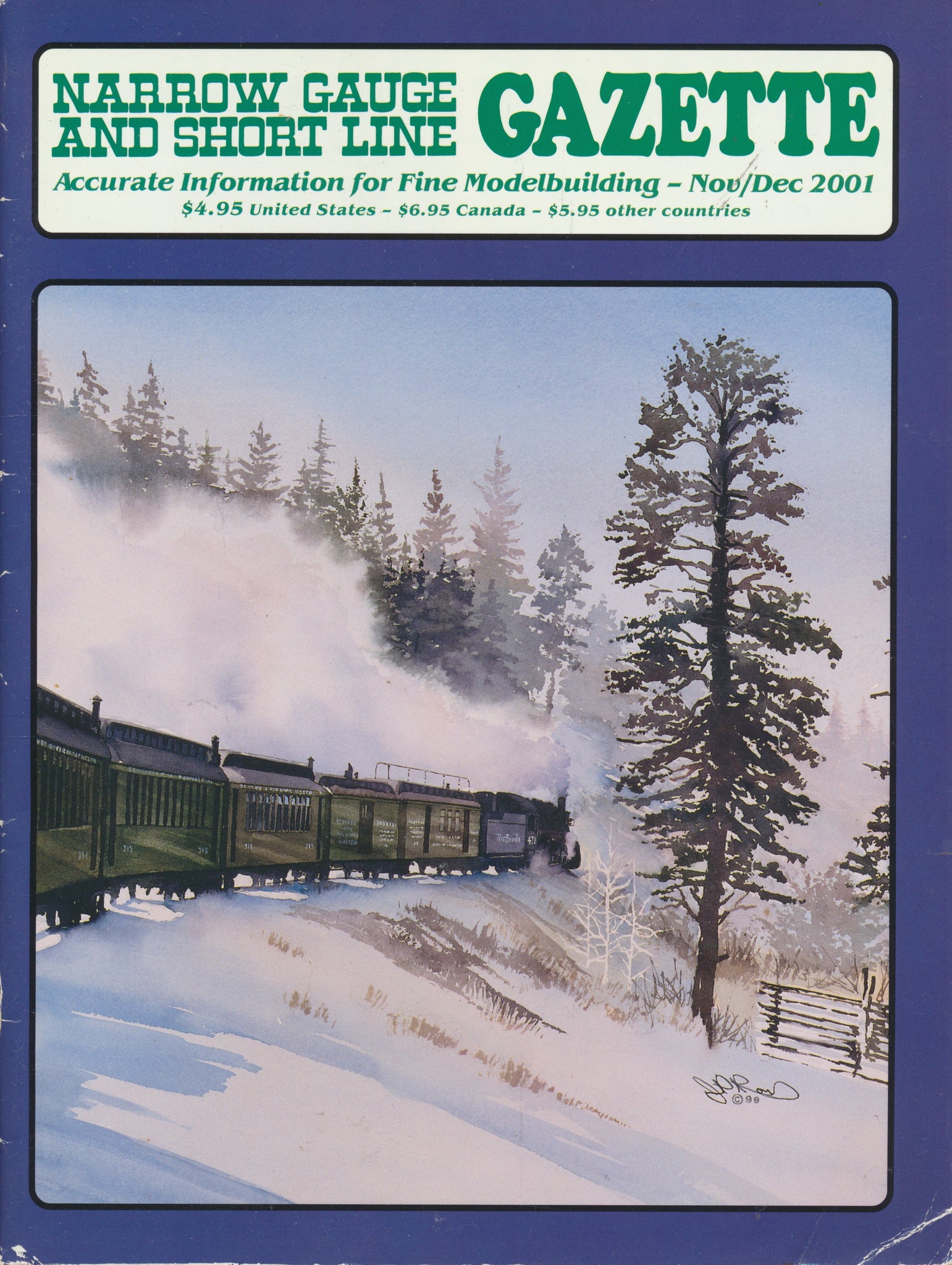 Narrow Gauge and Short Line Gazette: Nov-Dec 2001 – Rail Books
