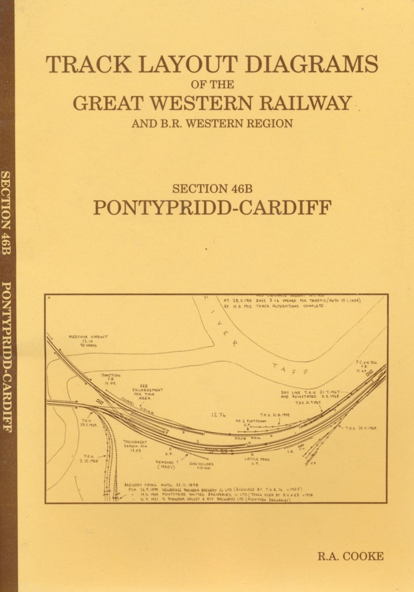 SH Track Layout Diagrams of the GWR and BR (WR) - Section 46B Pontypri ...