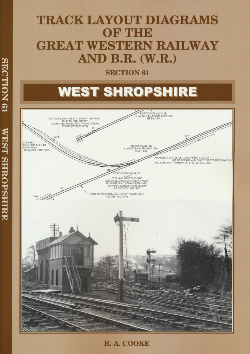 Track Layout Diagrams of the GWR and BR (WR) - Section 61 West Shropsh ...