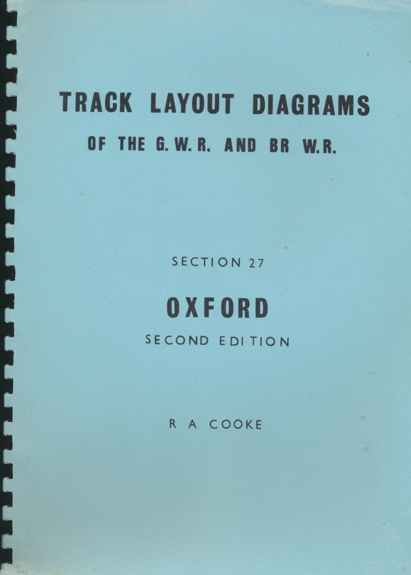 SH Track Layout Diagrams of the GWR and BR (WR) - Section 27 – Rail Books