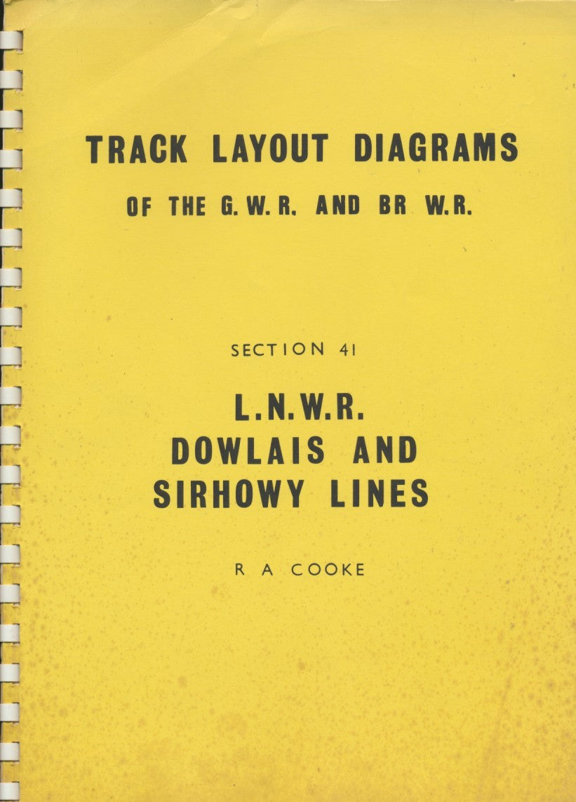 Track Layout Diagrams of the GWR and BR (WR) - Section 41 – Rail Books